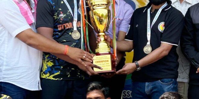 यूपी की सब जूनियर बालक टीम ने स्वर्णिम सफलता हासिल कर लहराया परचम